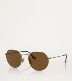 Ray-ban Jack Sunglasses - Gold