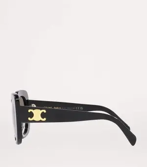 Celine Butterfly Sunglasses - Black
