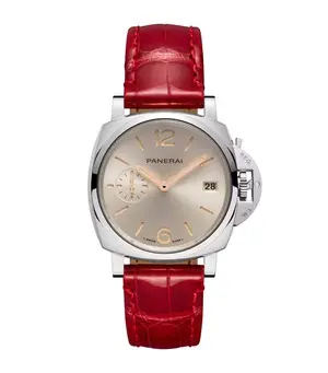 Panerai Stainless Steel Luminor Due Watch - Beige