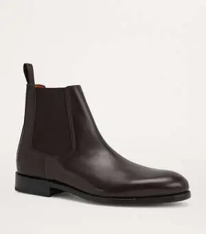Kurt Geiger Leather Sloane Chelsea Boots - Brown