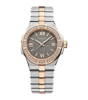 Chopard Stainless Steel And Diamond Alpine Eagle Watch - Rose Gold