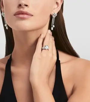Graff Gold And Diamond Tilda’s Bow Dangle Earrings