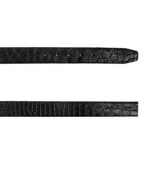 Giorgio Armani Giorgio Armani Crocodile Leather Belt Black