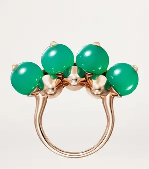 Cartier Clash De Xl Model Ring With Chrysoprase