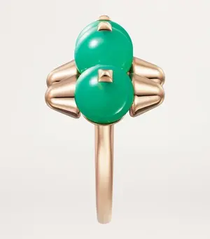 Cartier Clash De Xl Model Ring With Chrysoprase