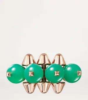 Cartier Clash De Xl Model Ring With Chrysoprase