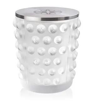Lalique Mossi Candle Vase - Clear