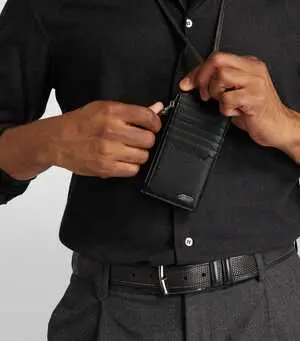 Brioni Leather Card Holder