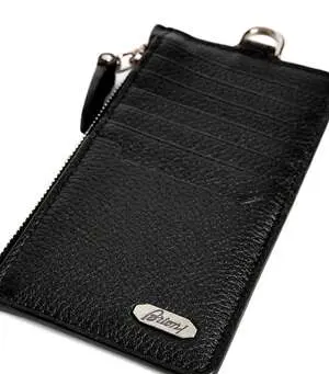 Brioni Leather Card Holder