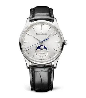 JAEGER-LECOULTRE Master Ultra Thin Moon Stainless Steel Watch - Silver