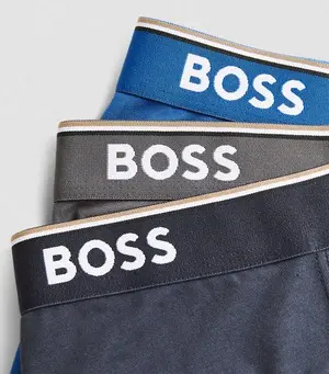 BOSS Stretch-cotton Power Trunks - Blue