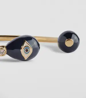 Halcyon Days Evil Eye Torque Bangle