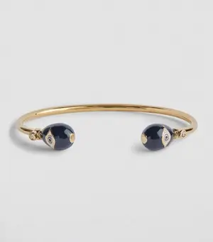 Halcyon Days Evil Eye Torque Bangle