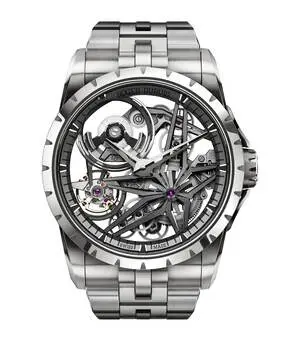 ROGER DUBUIS Titanium Excalibur Monobalancier Watch - Grey