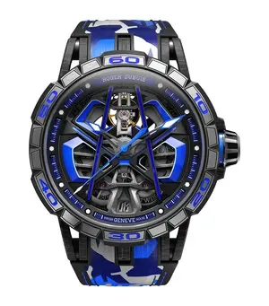 ROGER DUBUIS Excalibur Spider Huracan Sterrato Mb Watch - Blue