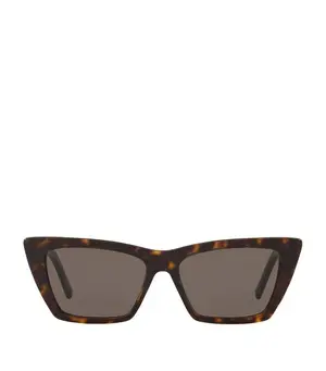 Saint Laurent Acetate Sunglasses - Brown