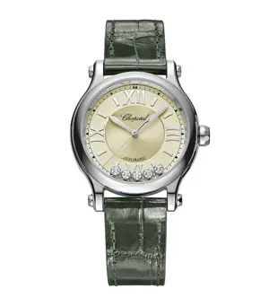Chopard Happy Sport Lucent Steel & Diamond Watch - Silver