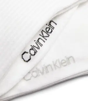 Calvin Klein Crew Stripe Socks - White