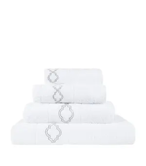 ABYSS & HABIDECOR Chanti Bath Sheet - Silver