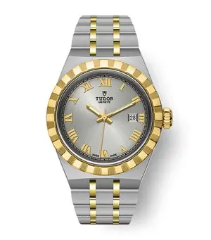 TUDOR Royal Stainless Steel And Yellow Watch - Grey