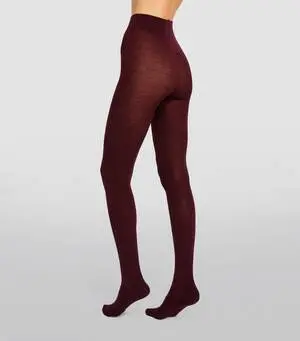 Falke Soft Merino Tights - Red