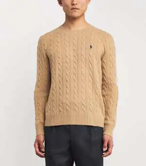Polo Ralph Lauren Wool-cashmere Cable-knit Sweater