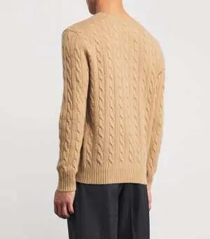 Polo Ralph Lauren Wool-cashmere Cable-knit Sweater