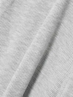 Eterne Waffle-knit Jersey Track Pants - Gray