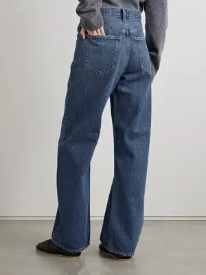 AGOLDE Low Curve Mid-rise Wide-leg Jeans
