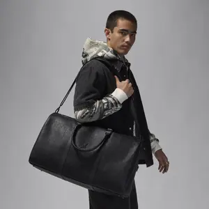 Jordan Monogram Duffle Bag - Black | Editorialist