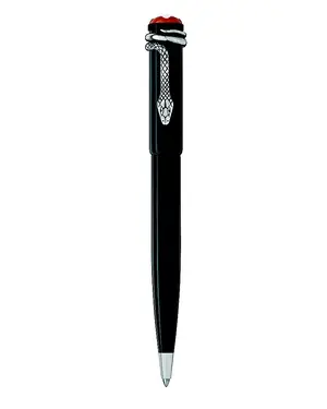 Montblanc Rouge Et Noir Ballpoint Pen