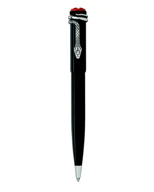 Montblanc Rouge Et Noir Ballpoint Pen