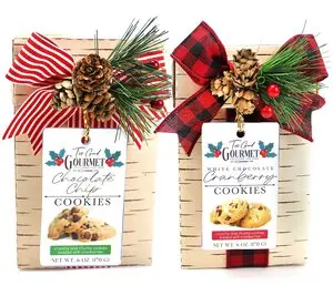 TOO GOOD GOURMET Set Of Birch Presentcookie Boxes - One-color