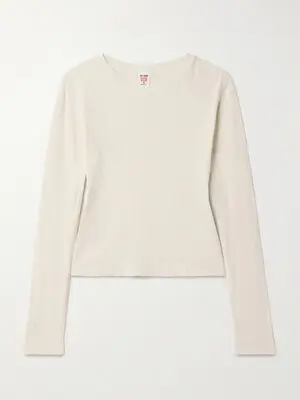 Ribbed Long Sleeve T-Shirts