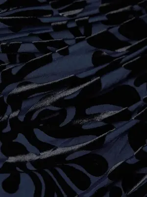 Sea Alia Devoré-velvet Midi Dress - Blue