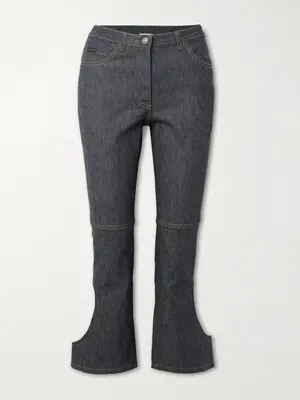 Courreges Dark Wash Bottoms For Women