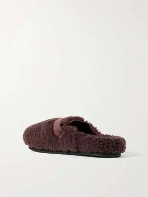 ANCIENT GREEK SANDALS Vasilitsa Shearling Mules - Brown