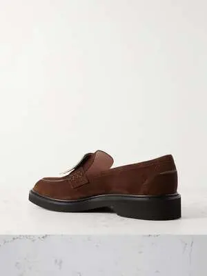 ROGER VIVIER Viv Rangers Buckled Loafers