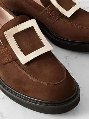 ROGER VIVIER Viv Rangers Buckled Loafers