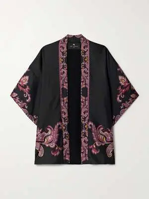 Etro Printed Silk-twill Shirt