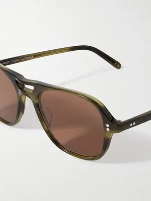 Garrett Leight Doc Aviator Sunglasses