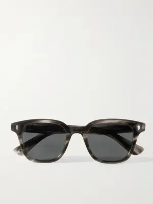 Garrett Leight Broadway D-frame Sunglasses - Black