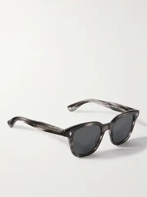 Garrett Leight Broadway D-frame Sunglasses - Black