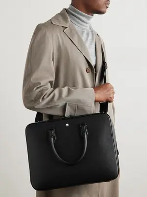 MONTBLANC Textured-leather Briefcase