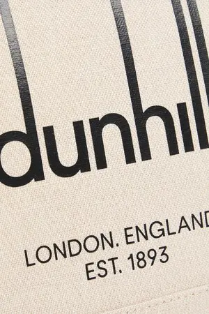 Dunhill Logo-print Canvas Pouch - Beige