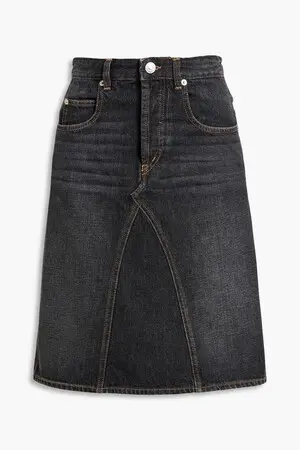 MARANT ETOILE Fiali Denim Skirt - Black