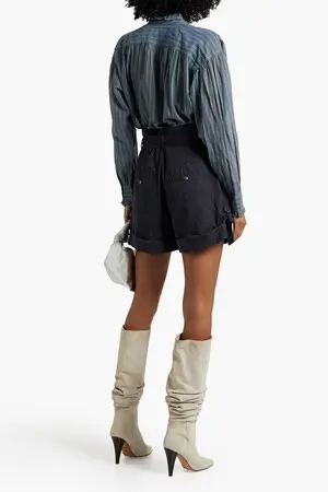 MARANT ETOILE Kalosco Belted Cotton Shorts