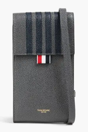 Thom Browne Pebbledleather Phone Pouch