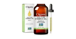 CLIGANIC 100% Pure Vitamin E Oil - No Color