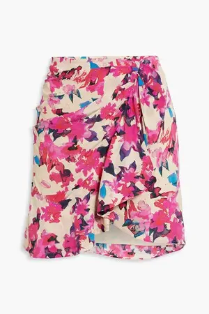 IRO PARIS Melissa Floral-print Mini Skirt